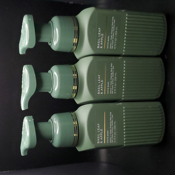 White Barn | Bath & Body | 3pc White Barn Basil Leaf Apple Gentle Clean ...